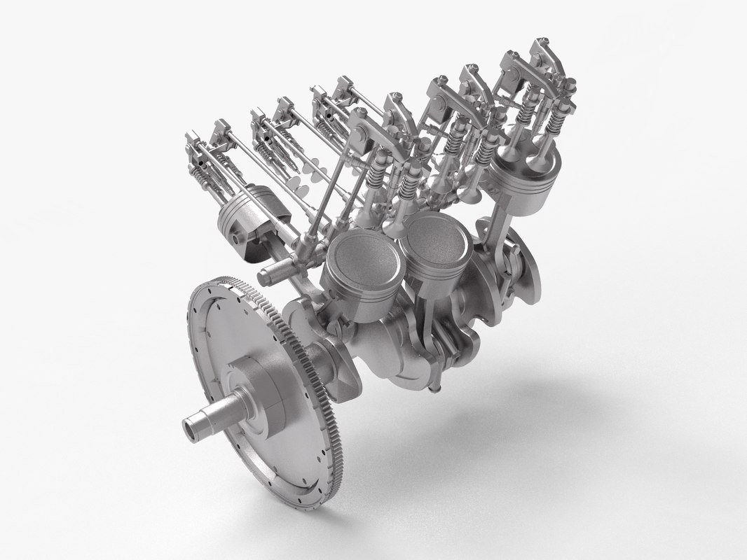 Engine combustion internal 3D - TurboSquid 1430230