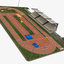 Running Track 3D Game Models for Download | TurboSquid