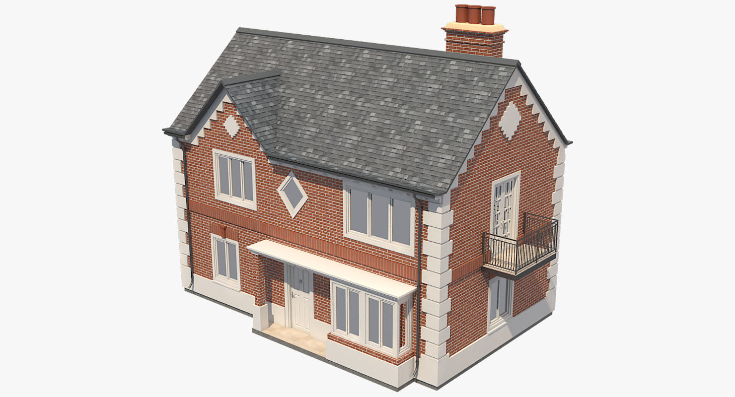House brick 3D - TurboSquid 1167685