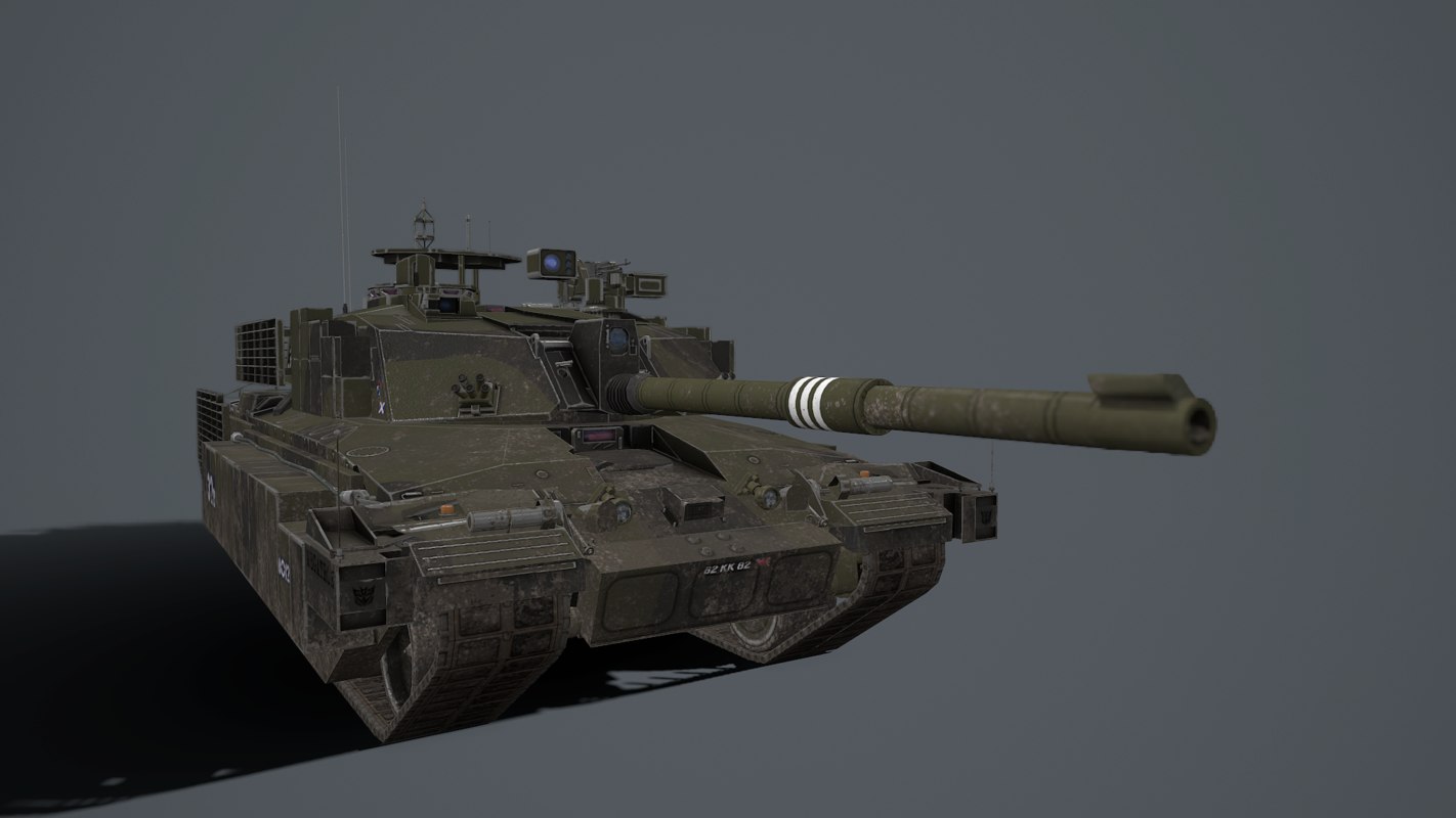 modelo 3d Challenger 2 y Challenger 2 TES - TurboSquid 1430319