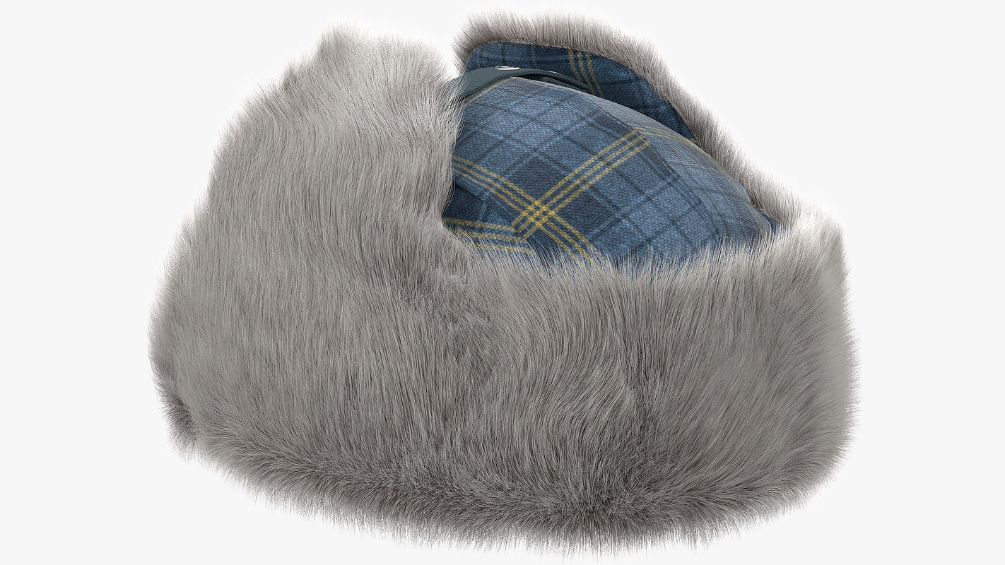 Winter trapper hat fur 3D model - TurboSquid 1430466