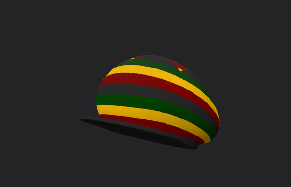 3D reggae cap - TurboSquid 1430484