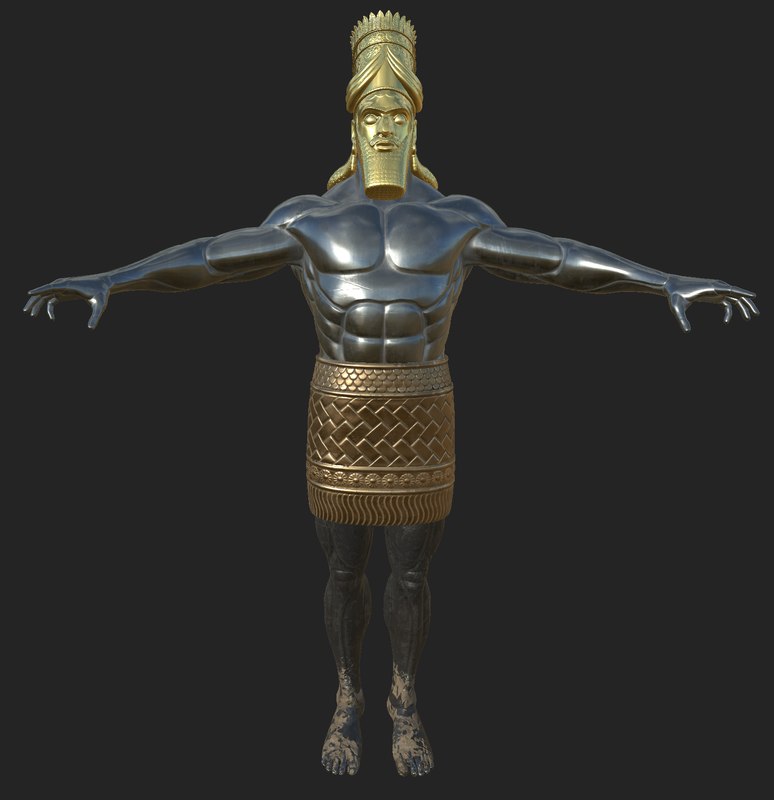 3D model daniel 2 statue king - TurboSquid 1430575