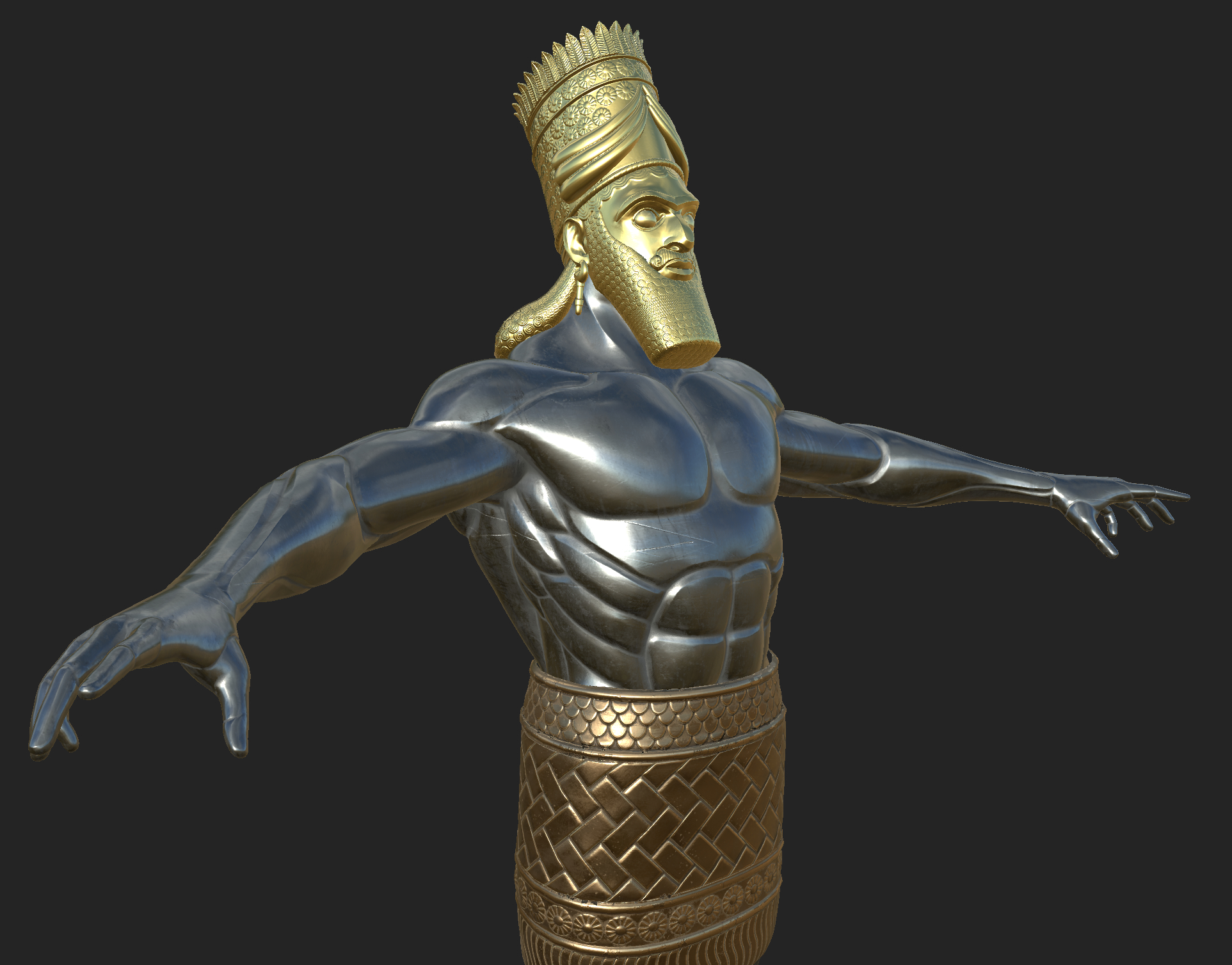 3D model daniel 2 statue king - TurboSquid 1430575