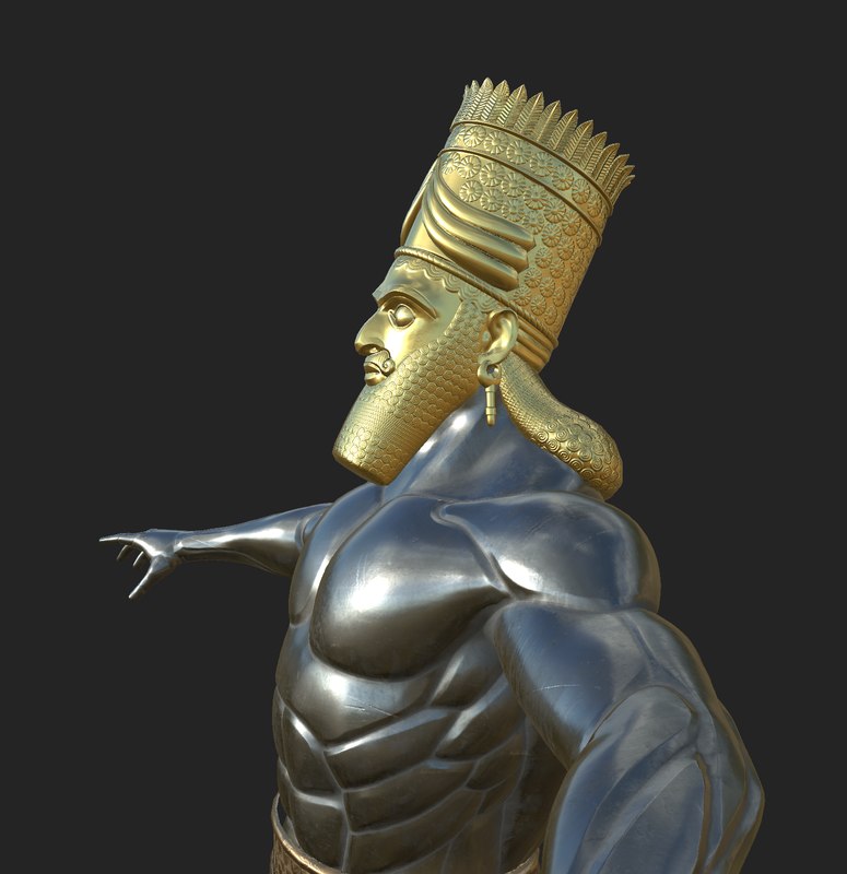 3D model daniel 2 statue king - TurboSquid 1430575