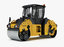 hamm-hd90 articulated tandem roller 3d 3ds
