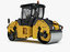 hamm-hd90 articulated tandem roller 3d 3ds