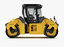 hamm-hd90 articulated tandem roller 3d 3ds