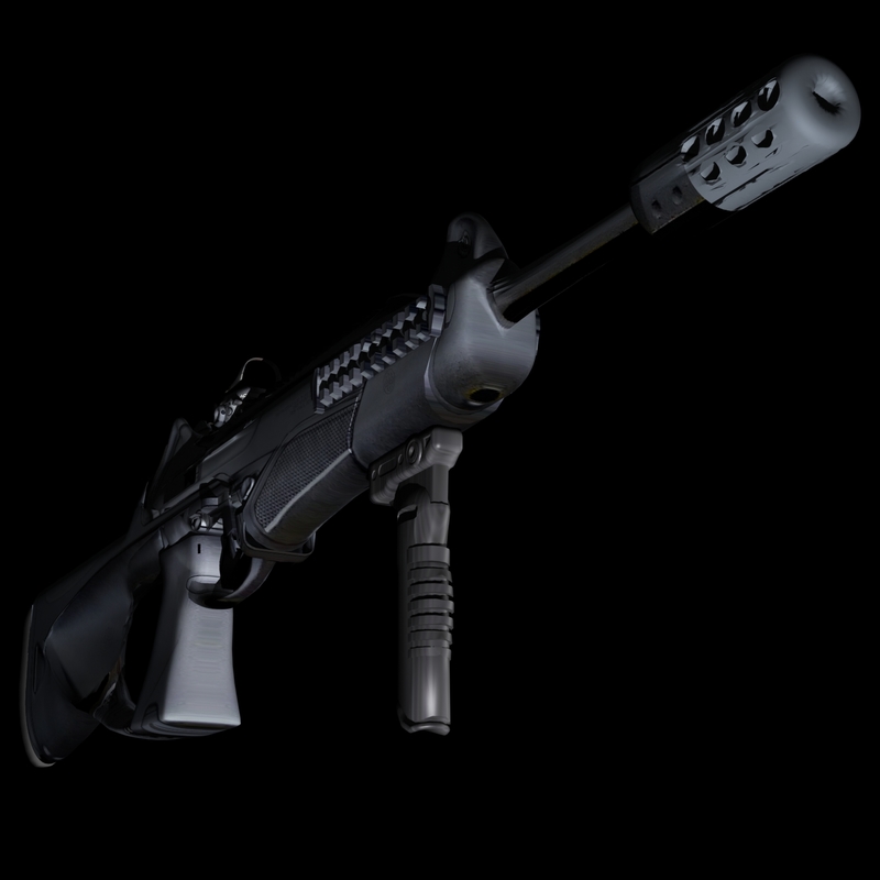 Free beretta storm assault rifle 3D - TurboSquid 1430700