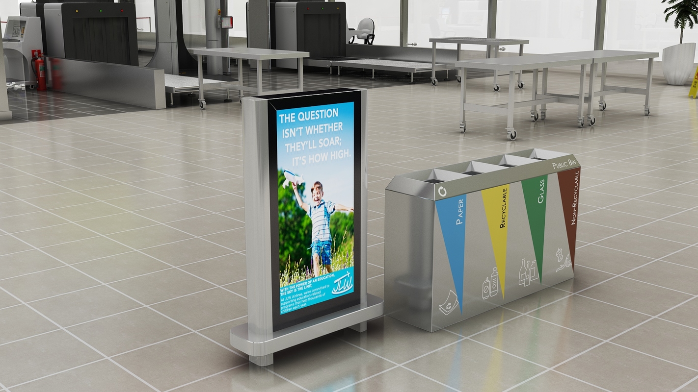 Realistic airport security doors model - TurboSquid 1430789