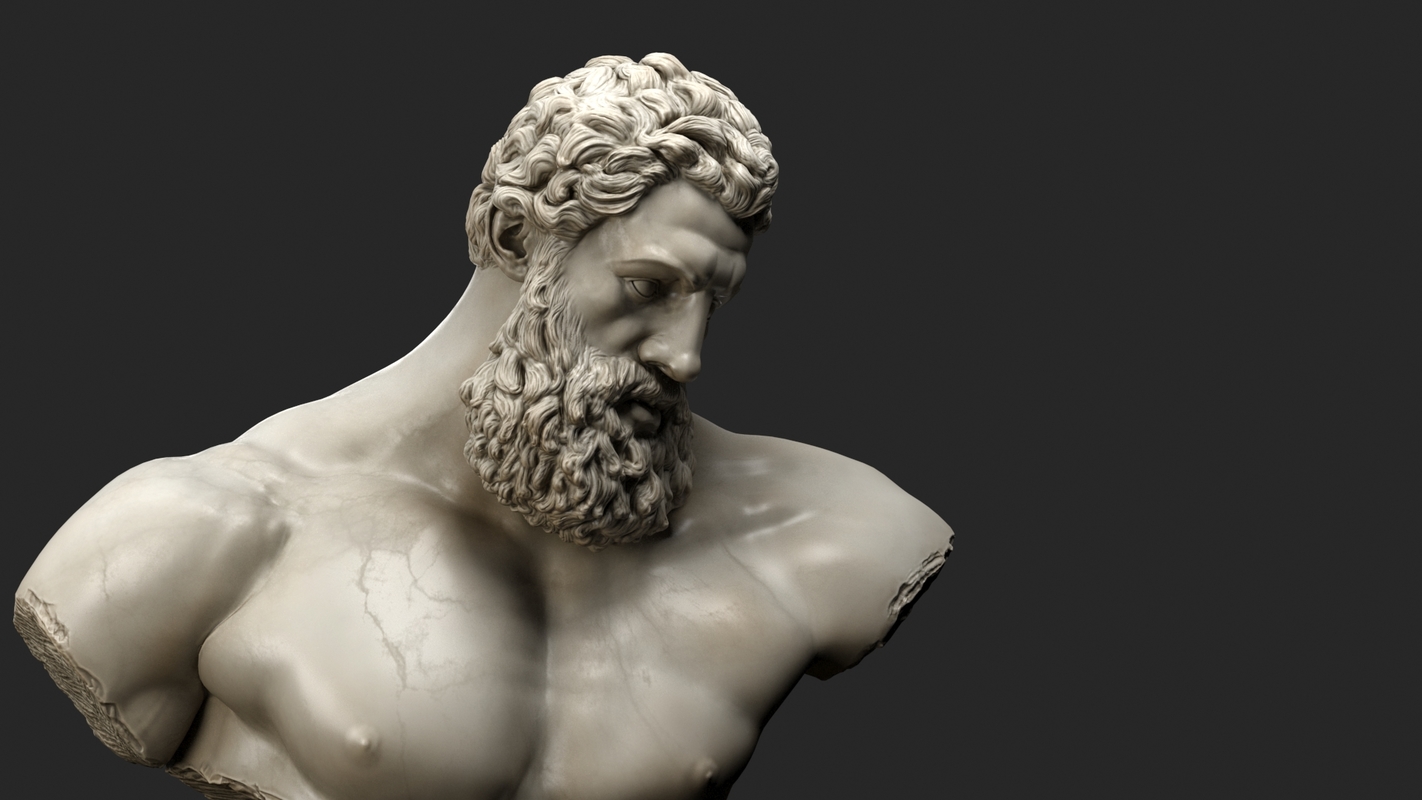 Hercules bust 3D model - TurboSquid 1430725