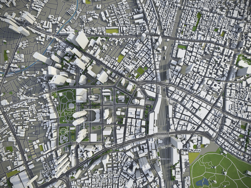 3D model tokyo area urban - TurboSquid 1334528