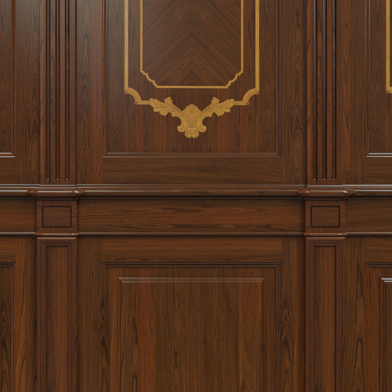 3D wood panels wall - TurboSquid 1430856