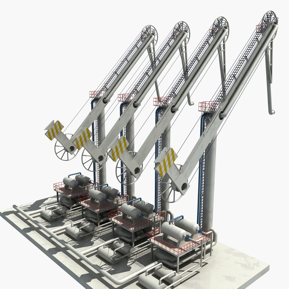 3D lng loading arm 01 - TurboSquid 1431074