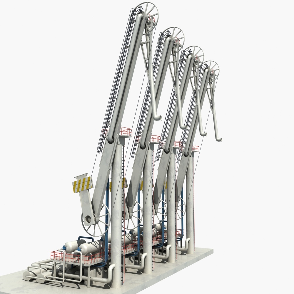 3D lng loading arm 01 - TurboSquid 1431074