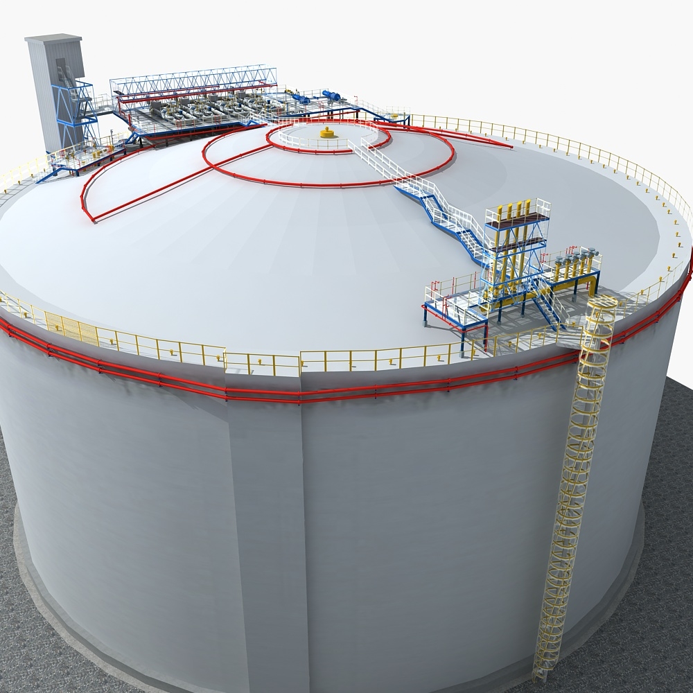 Modello 3D Serbatoio di GNL - TurboSquid 1431093
