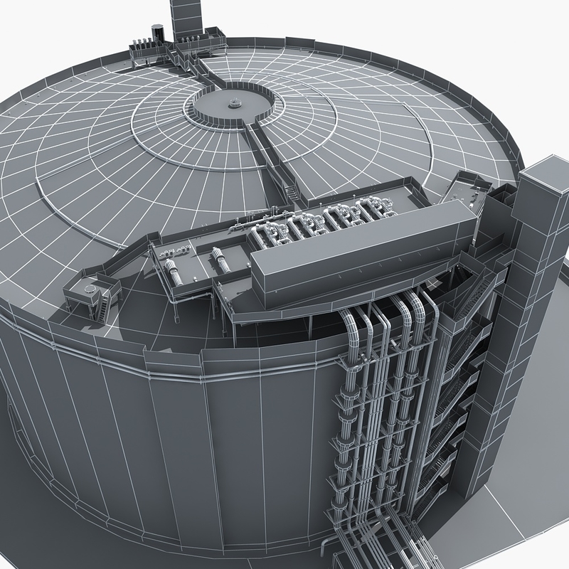 Lng storage tank 3D model - TurboSquid 1431093
