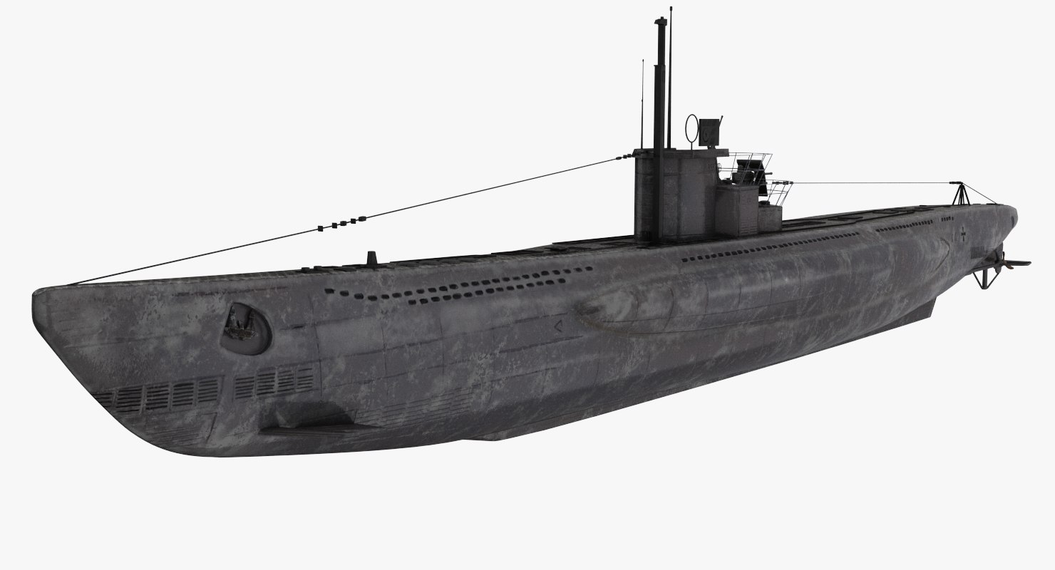 Uboot VIIC WW2 3D-Modell - TurboSquid 1431172