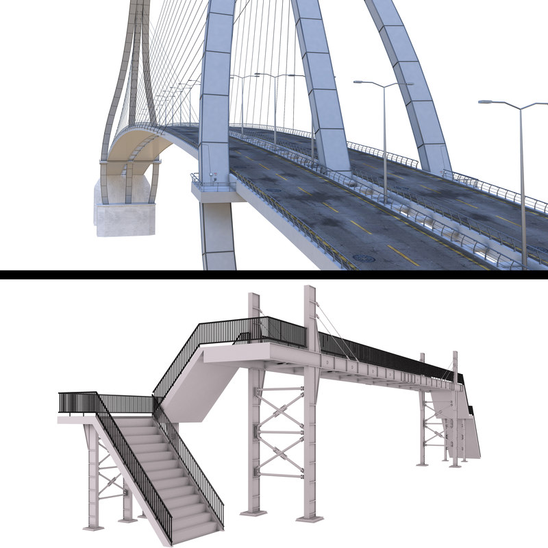 3D bridges 1 model - TurboSquid 1431205