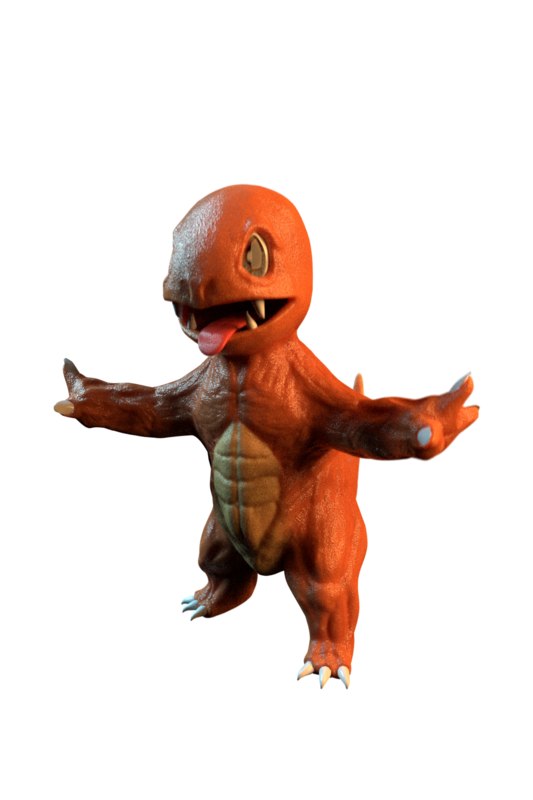 Muscular charmander model - TurboSquid 1431222