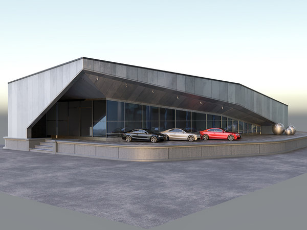 Car Dealership 3D Models for Download | TurboSquid