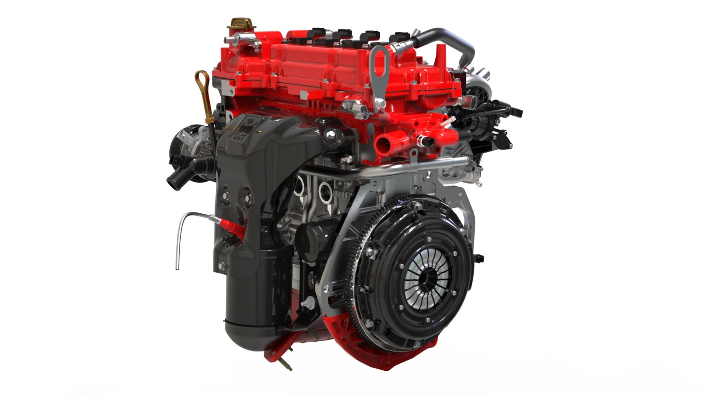 modelo 3d Motor motor de combustión interna máquina mecánica modelo 3D ...