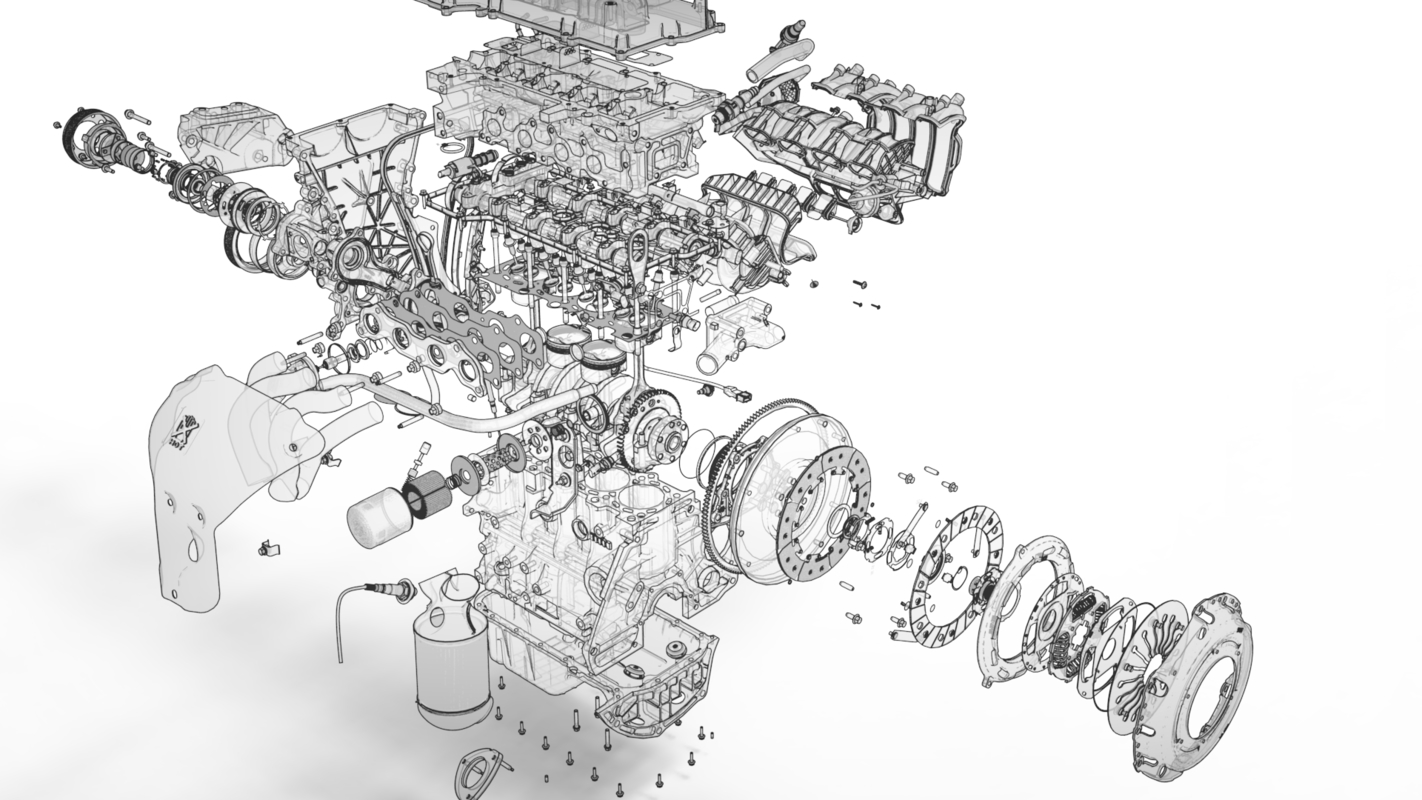 3D model engine animations - TurboSquid 1431261