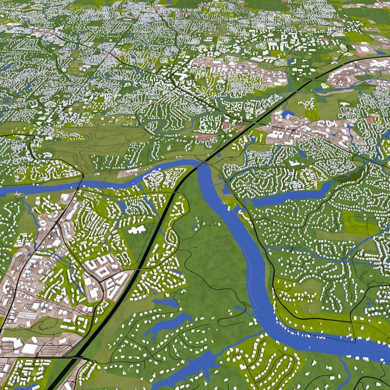 Roswell usa buildings model - TurboSquid 1431302