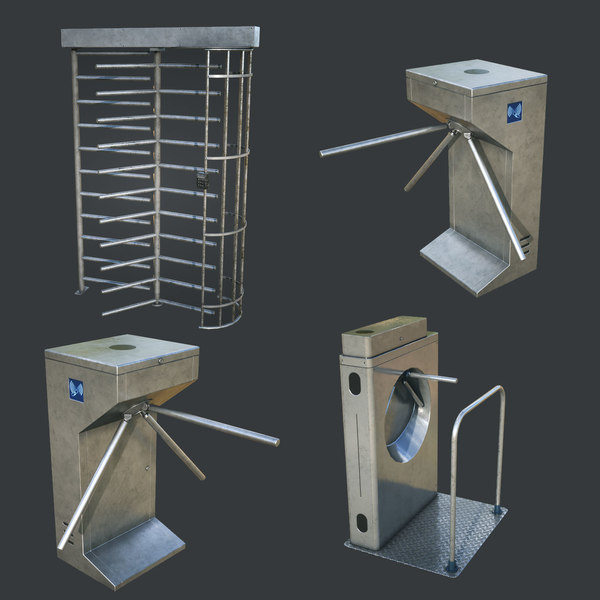 3d model perco turnstile