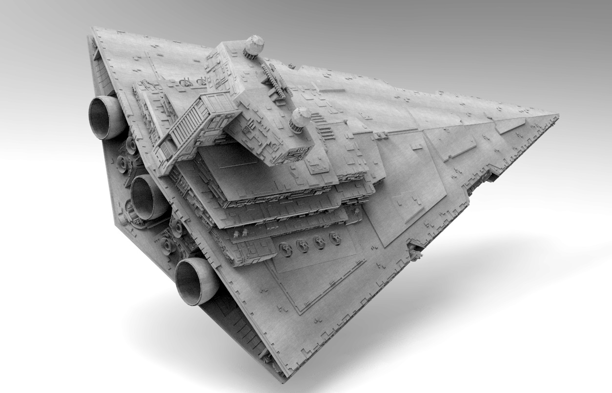 3D model imperial star destroyer starship - TurboSquid 1431503