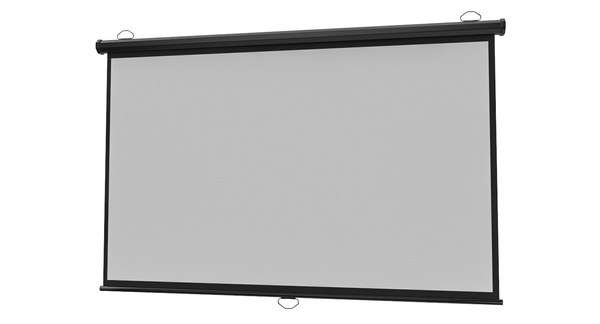 Projector screen 3D model - TurboSquid 1431527