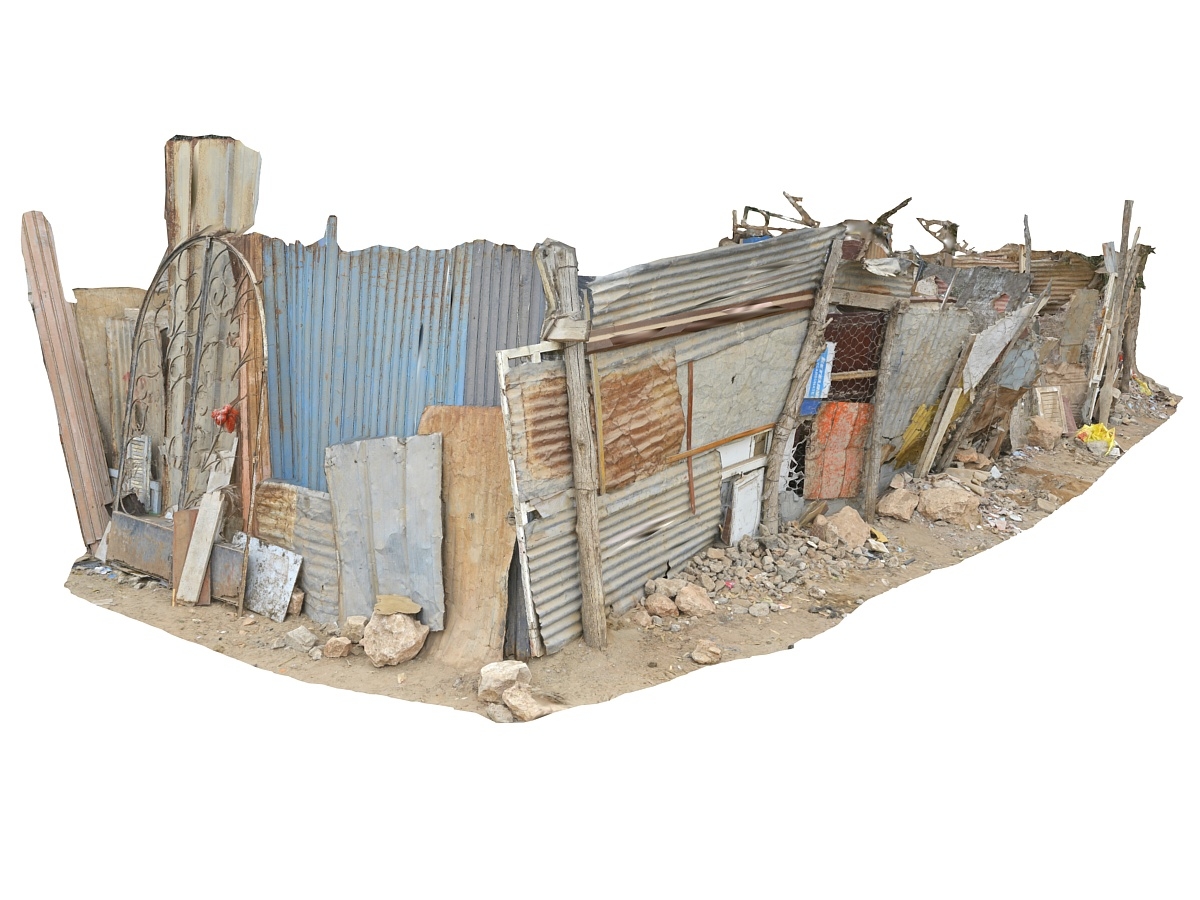 African slums scan 16k 3D model - TurboSquid 1431598