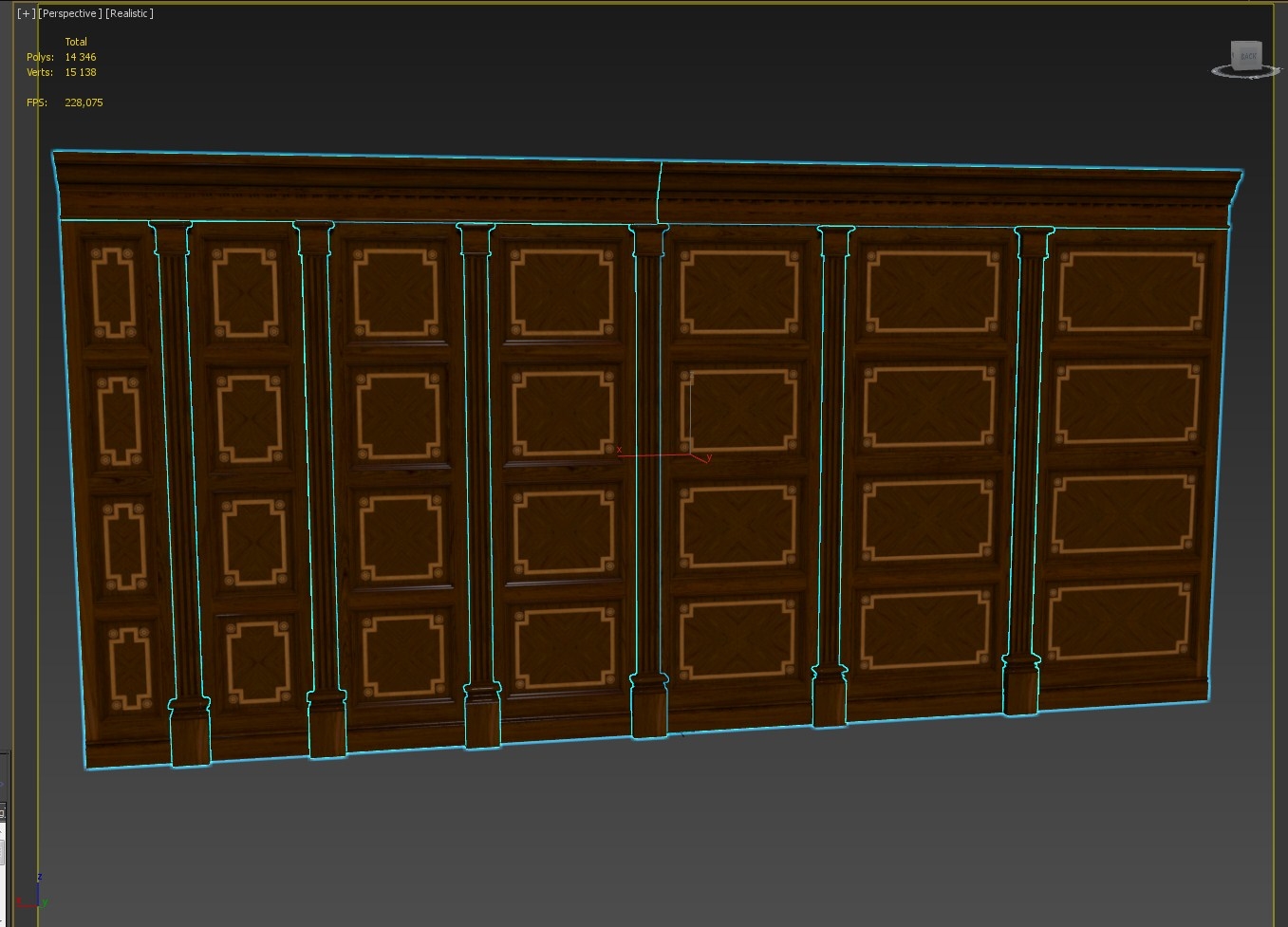 Wood panels model - TurboSquid 1431576