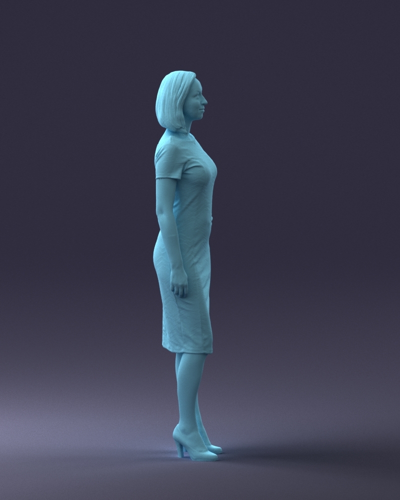 Scanned girl 3D model - TurboSquid 1431685