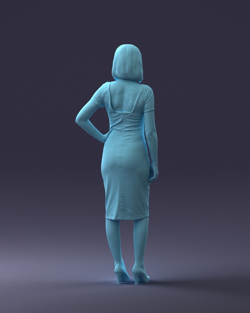 Scanned girl 3D model - TurboSquid 1431685