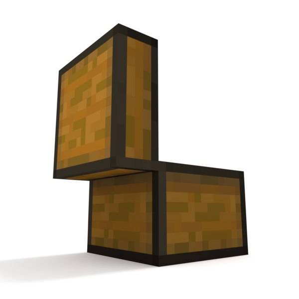 Skrzynia Minecraft Model 3D - TurboSquid 1431864