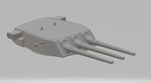 Modern naval turret 3D model - TurboSquid 1418282