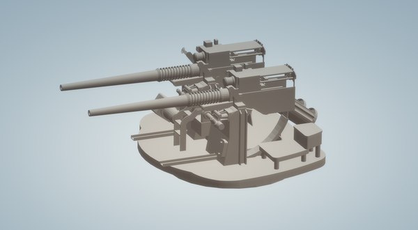 Depth charge launcher 3D - TurboSquid 1432296