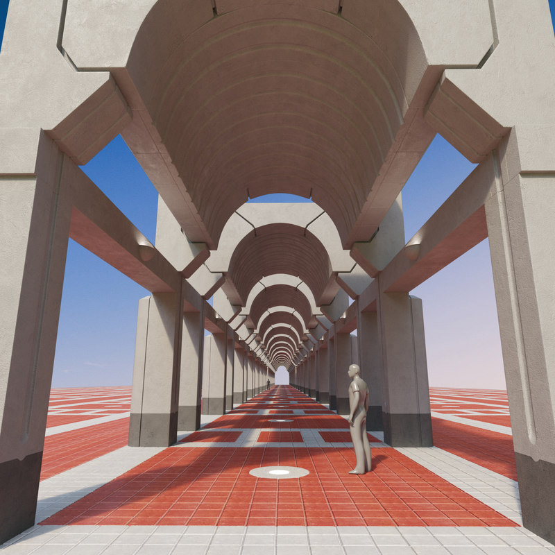 3D arc model - TurboSquid 1431912