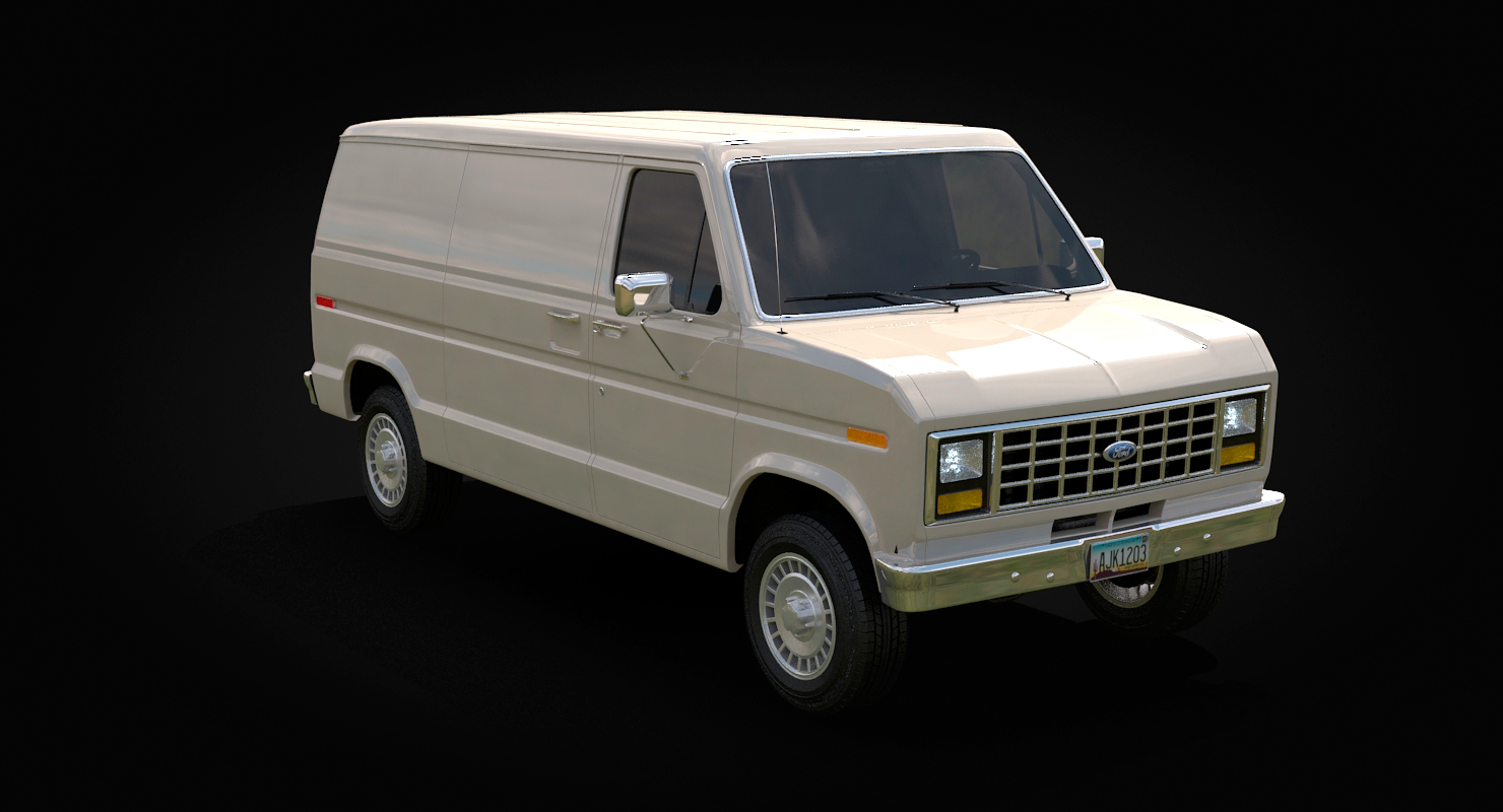 Econoline van model - TurboSquid 1431989