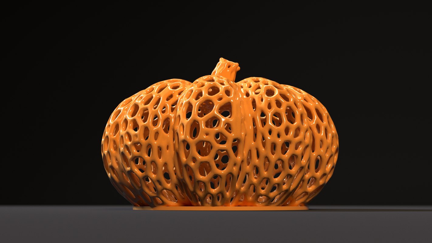 3D printing pumpkin halloween - TurboSquid 1432271