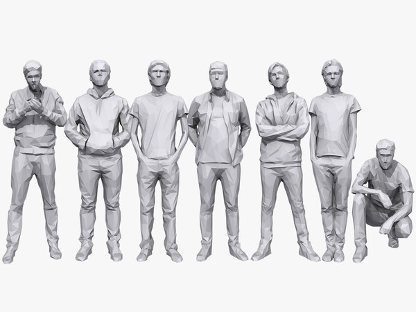 Complete people pack volume 2 model - TurboSquid 1239878