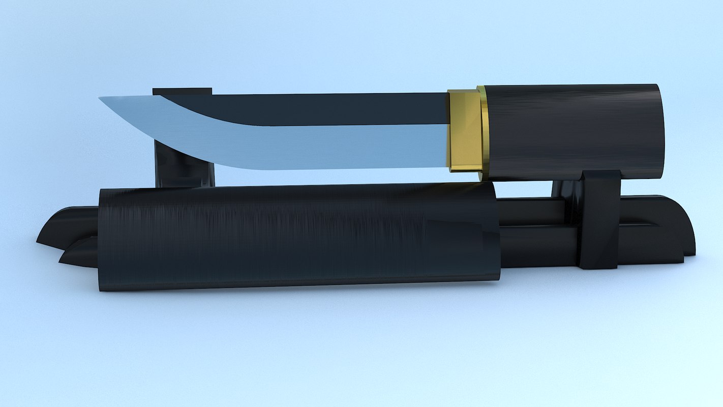 3D japanese kaiken dagger - TurboSquid 1432358