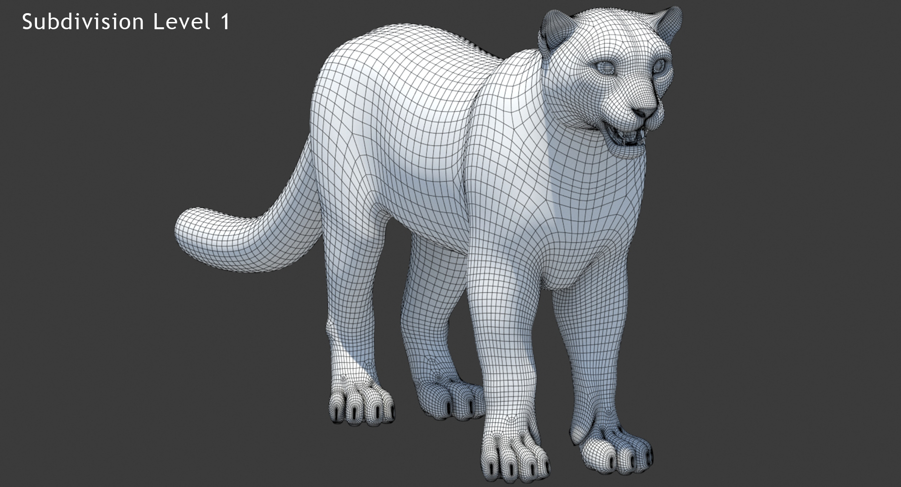 3D model snow leopard furry animal hair - TurboSquid 1432385