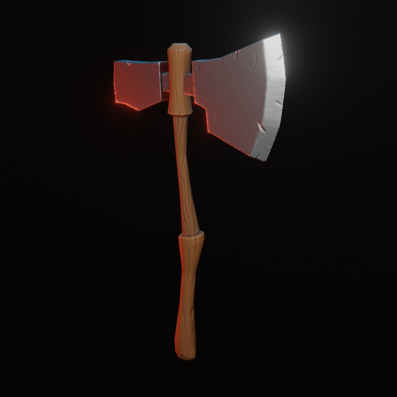 3D stylized axe model - TurboSquid 1432419