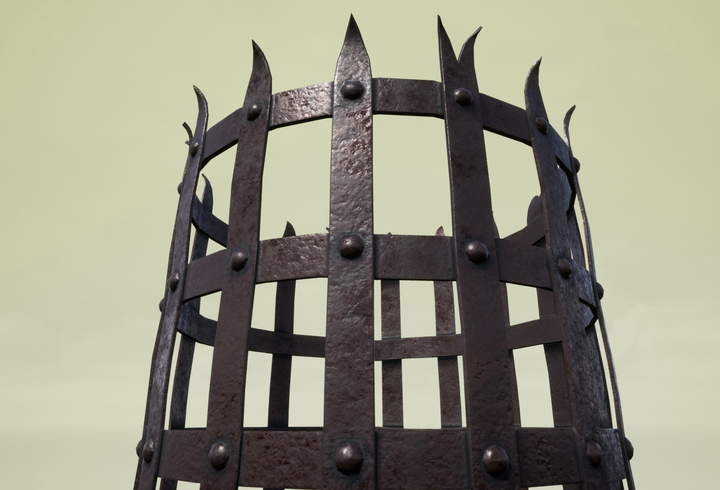 3D medieval brazier model - TurboSquid 1432466
