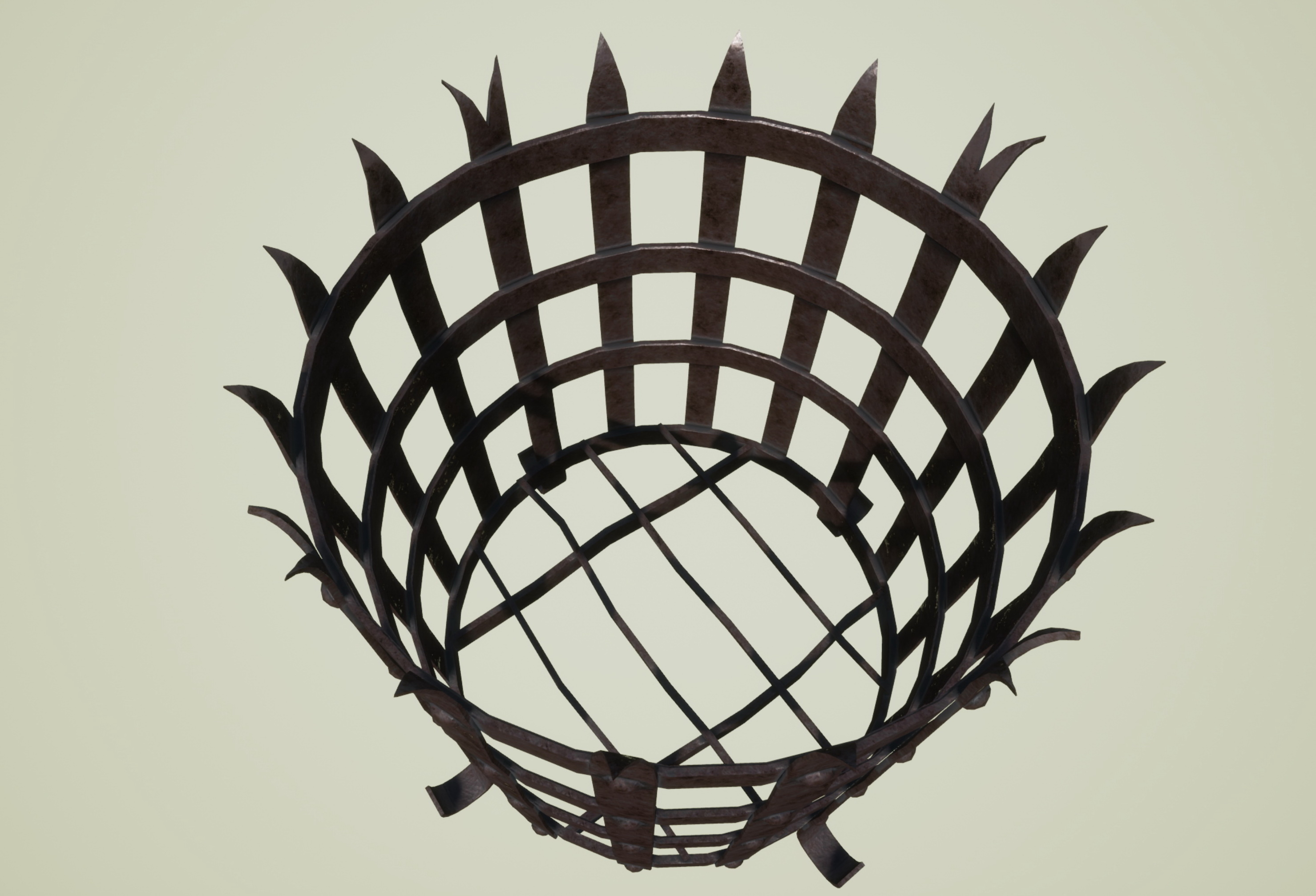 3D medieval brazier model - TurboSquid 1432466