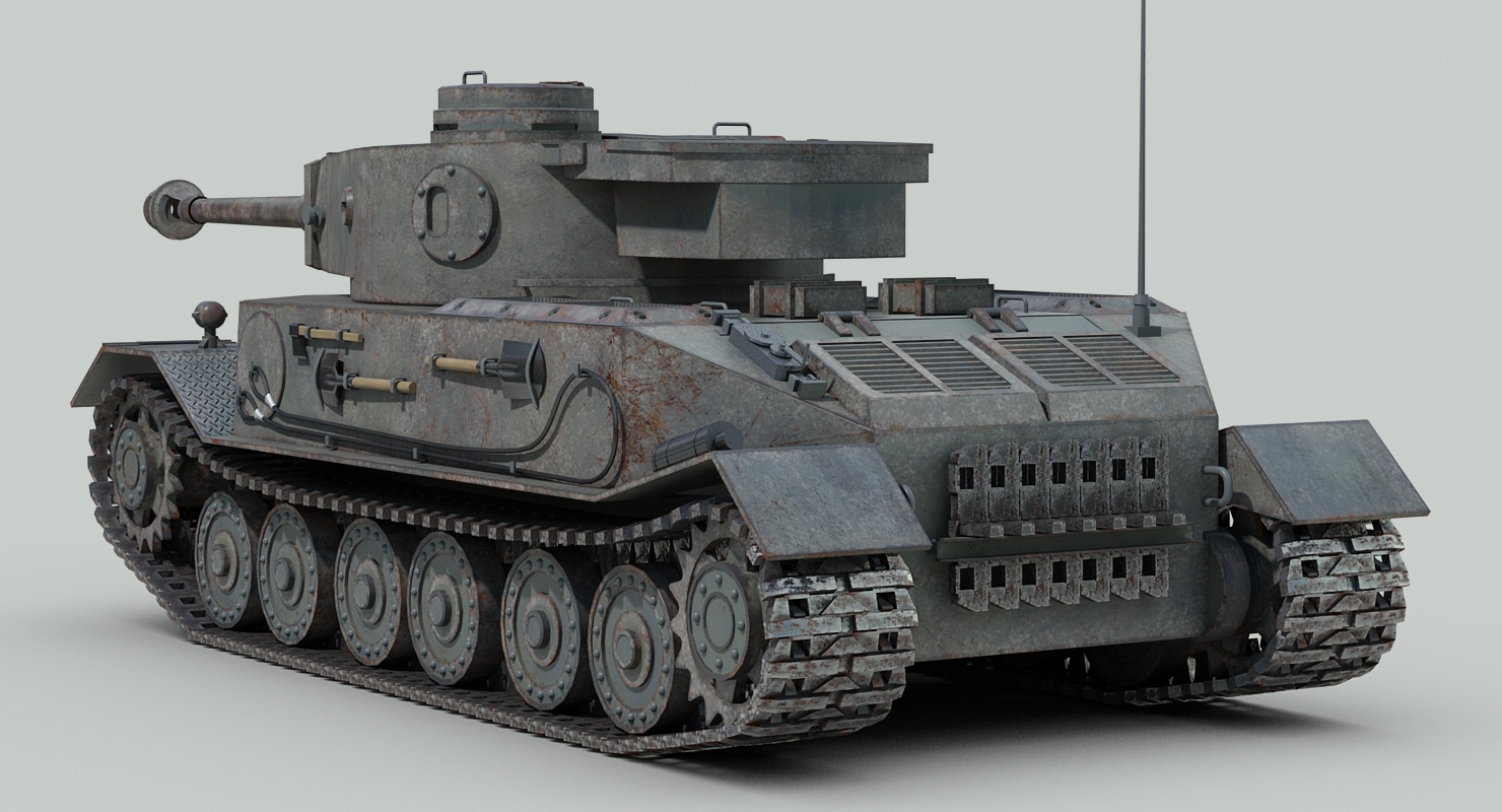 modelo 3d Tiger VK 4501 P - TurboSquid 1432609