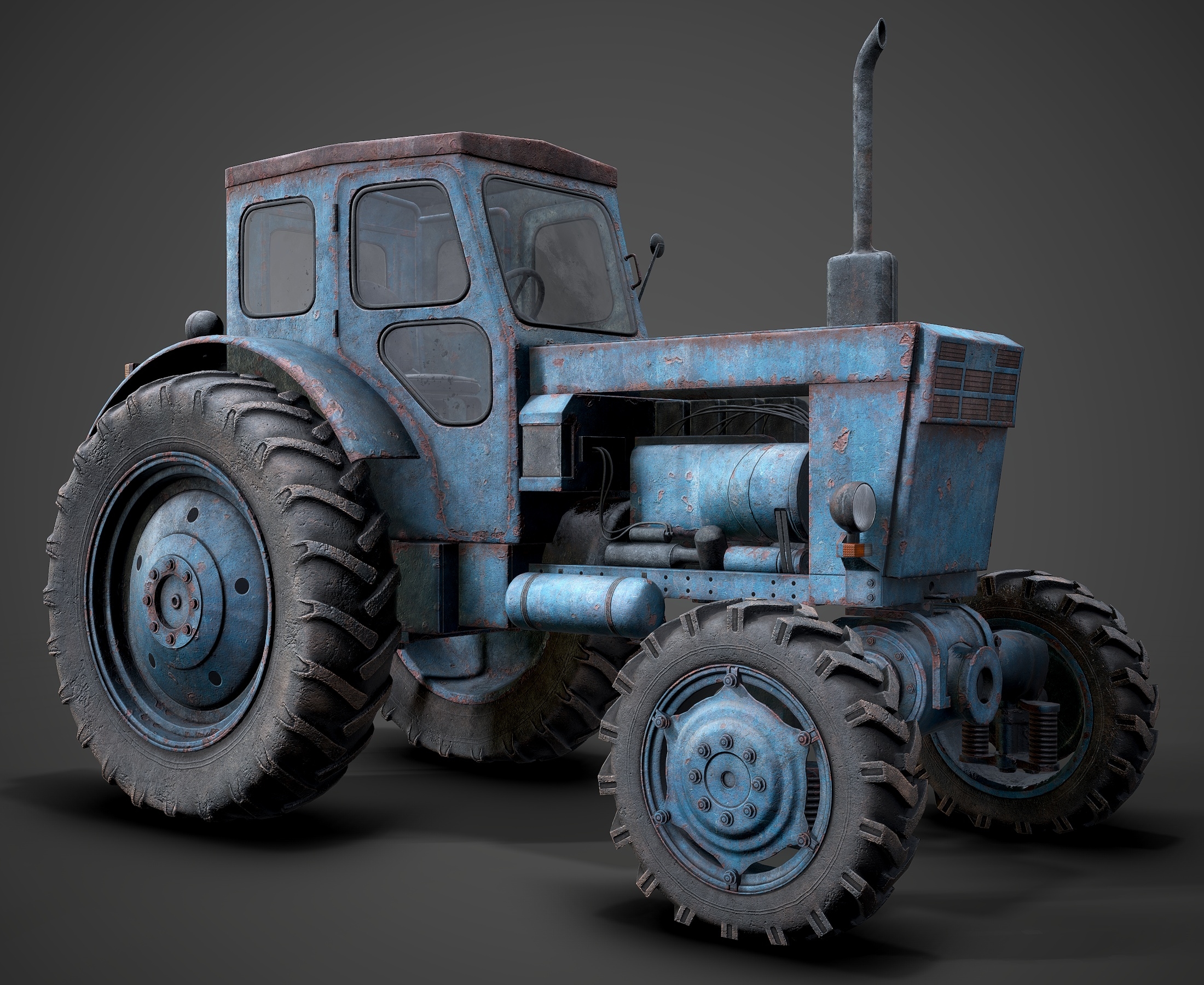 Tractor t-40 model - TurboSquid 1432763