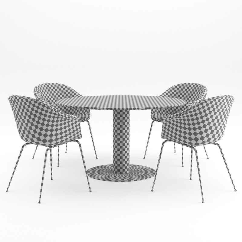 3D bat dining chair gubi - TurboSquid 1432775